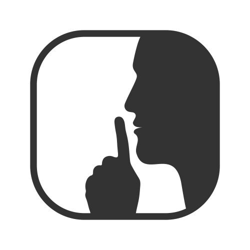 Silence Sign Vector Images (over 11,000)