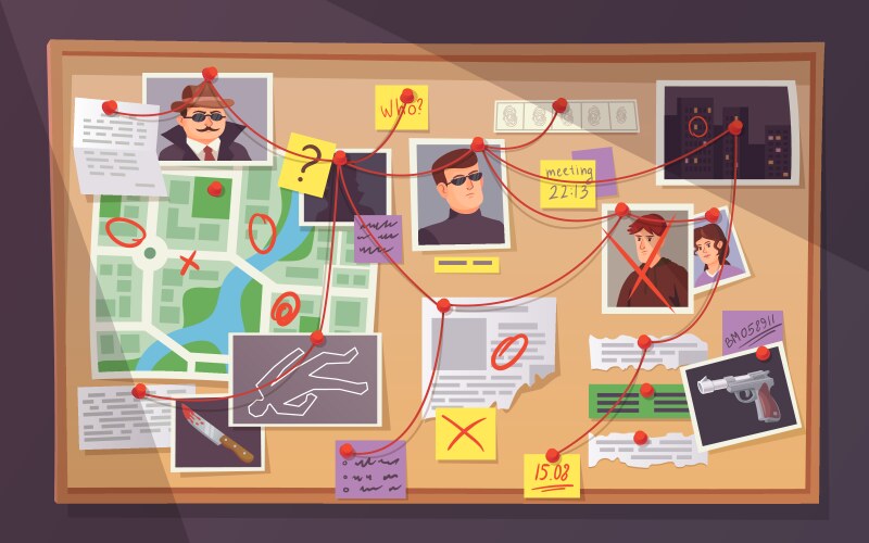 Detective Map Vector Images (over 4,200)