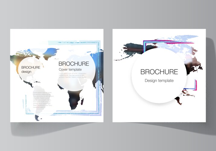 Editable layout of two Royalty Free Vector Image