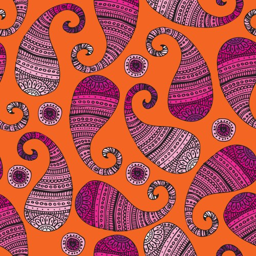 Pink Paisley Vector Images (over 1,900)