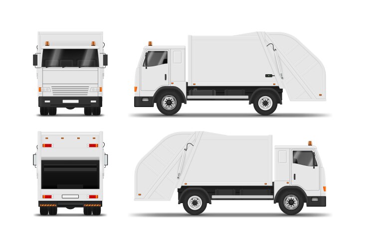 Garbage Truck Vector Images (over 7,500)