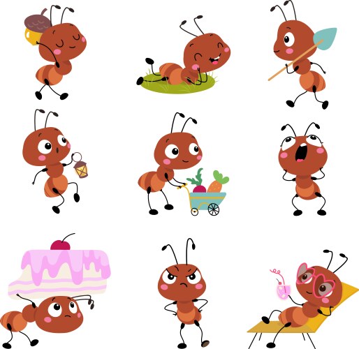 Cute Cartoon Ant Vector Images (over 4,300)