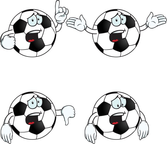 Cartoon soccer Royalty Free Vector Image - VectorStock