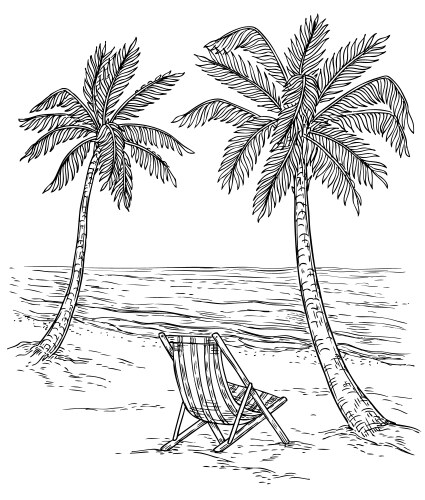 Beach Outline Vector Images (over 69,000)