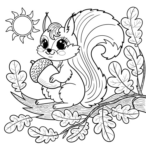 Squirrel Outline Vector Images (over 3,800)