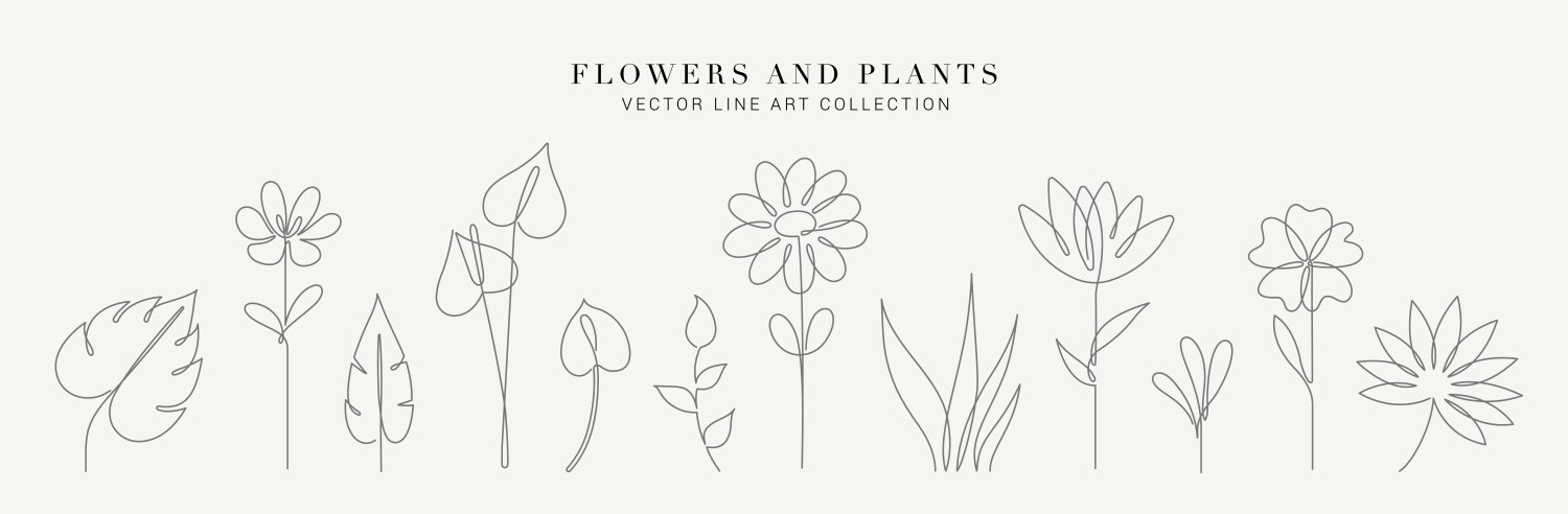 Line Plants Vector Images (over 420,000)