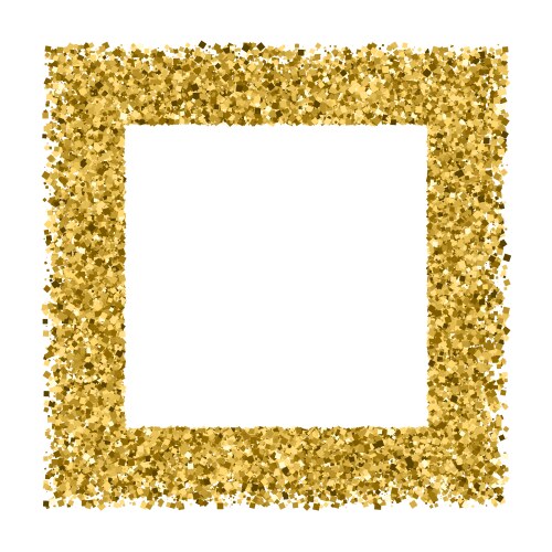 Glitter frame template for banner Royalty Free Vector Image