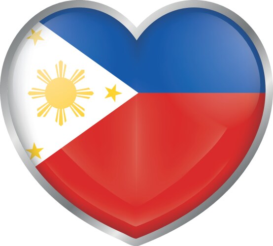 Philippine flag heart Vector Images & Graphics for Commercial Use ...