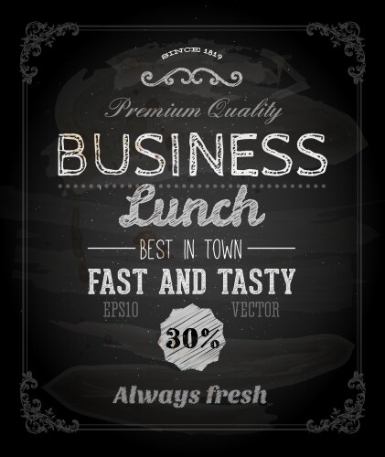 Elements restaurant Royalty Free Vector Image - VectorStock