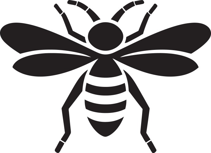 Tarantula hawk monarchy insect warlord logo Vector Image
