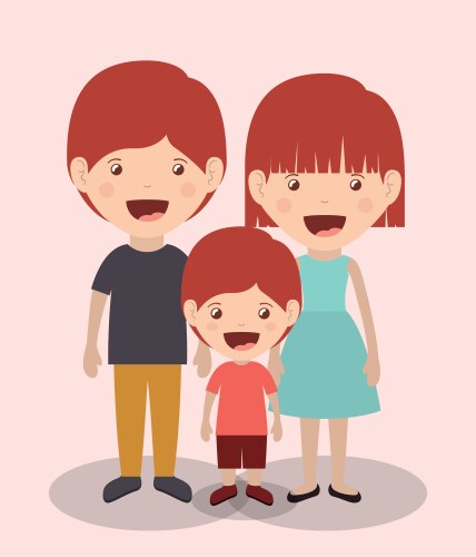 Family members design Royalty Free Vector Image