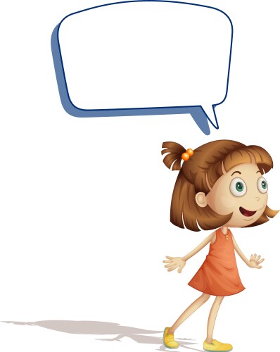 Cartoon Speaking Girl Vector Images (over 7,100)