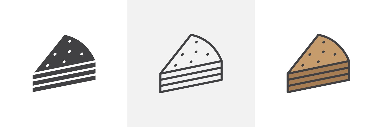 Slice of Cake Black and White Vector Images (over 8,200)
