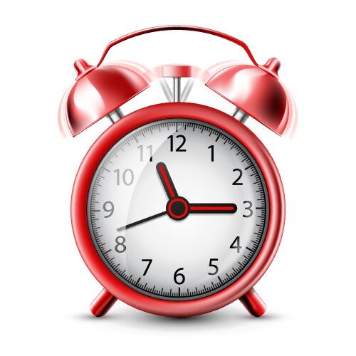 Alarm clock icon set Royalty Free Vector Image