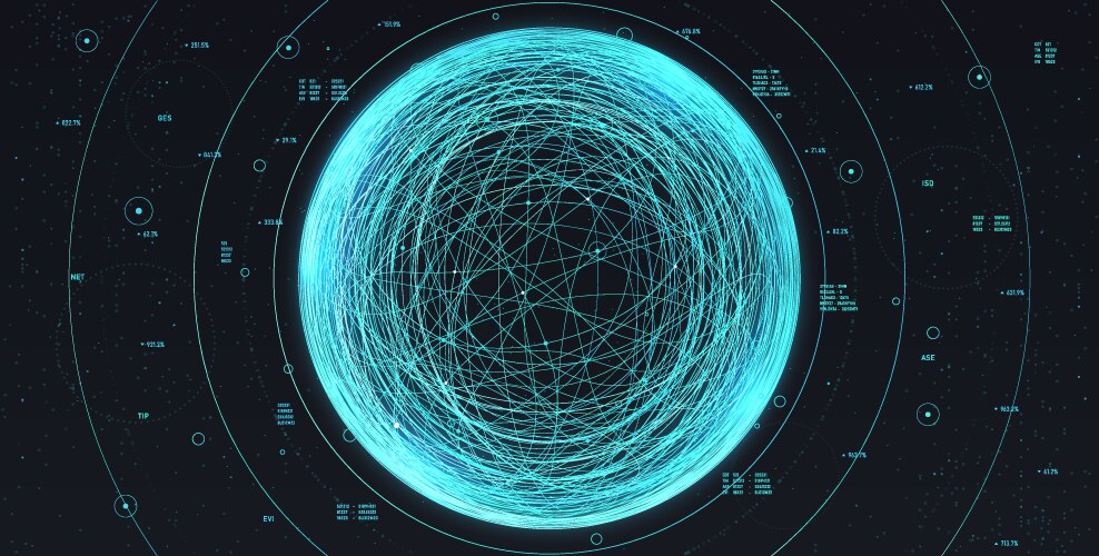 Connected Sphere Vector Images (over 40,000)