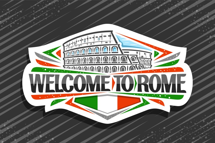 Logo for rome Royalty Free Vector Image - VectorStock