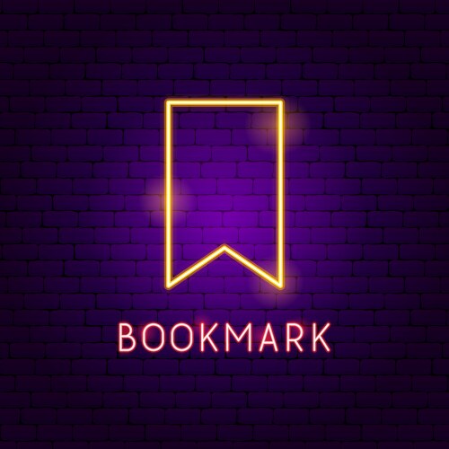 Reading neon label Royalty Free Vector Image - VectorStock