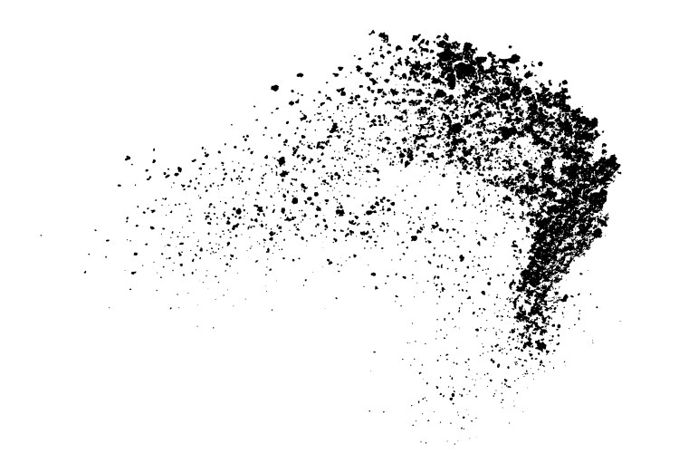 Sand dust effect dirt powder flows Royalty Free Vector Image