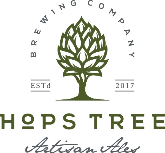 Beer brewery emblems Royalty Free Vector Image