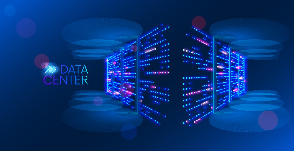 Digital warehouse Royalty Free Vector Image - VectorStock