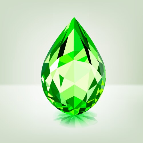 Set of crystal drops Royalty Free Vector Image
