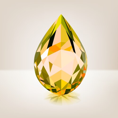A big precious crystal Royalty Free Vector Image