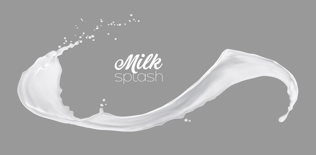 Milk splash crown shape and butterfly silhouettes Vector Image