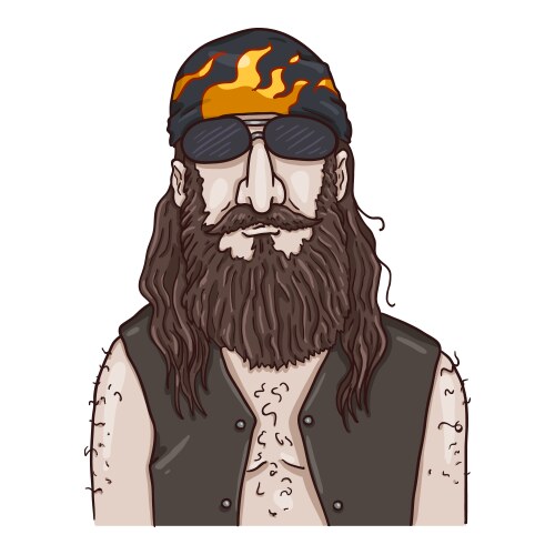 Biker avatar Vector Images & Graphics for Commercial Use | VectorStock