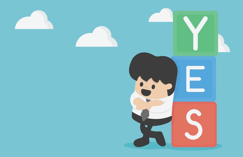 Yes Cartoon Vector Images (over 7,700)