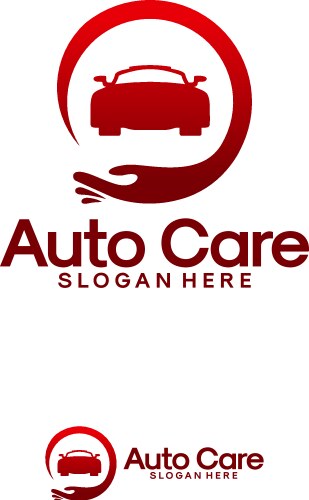 Auto service logo car repair icon Royalty Free Vector Image