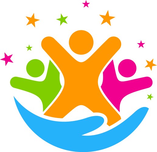 Help care logo icon design Royalty Free Vector Image