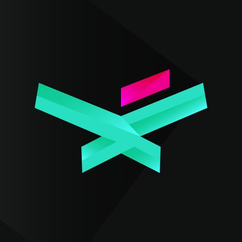 Abstract cool modern logo design Royalty Free Vector Image