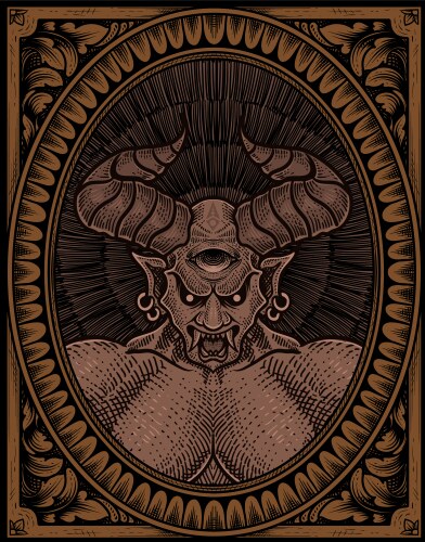 Demon Devil Border Vector Images (over 340)