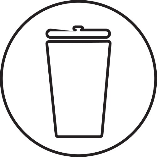 Dustbin logo free (46680868) – Royalty-Free Vector | VectorStock