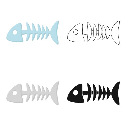 Fish Bone Cartoon Vector Images (over 3,500)