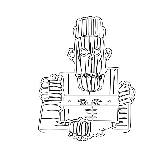 Scary Monster Outline Vector Images (over 8,700)