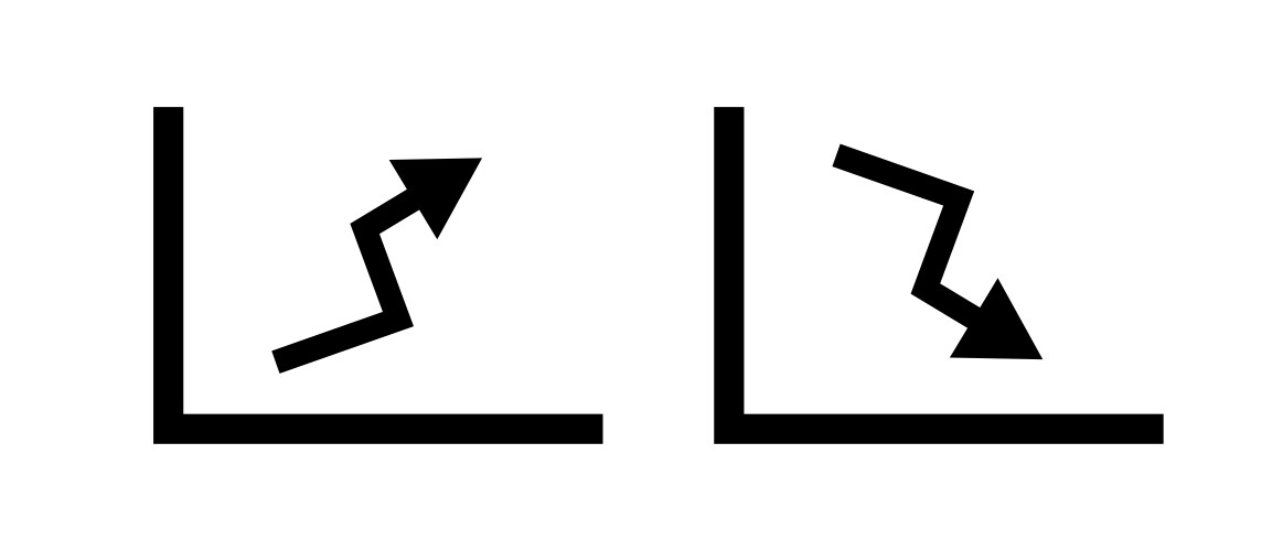 Up Down Bar Chart Arrow Vector Images (over 810)