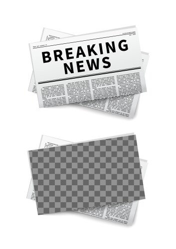 Breaking Newspaper Vector Images (over 5,700)