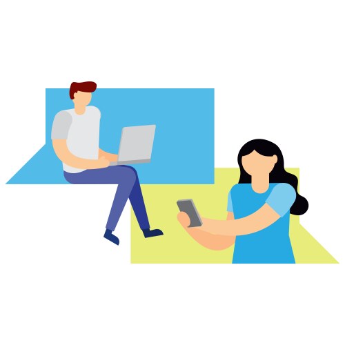 Cartoon Talking to Each Other Vector Images (over 410)