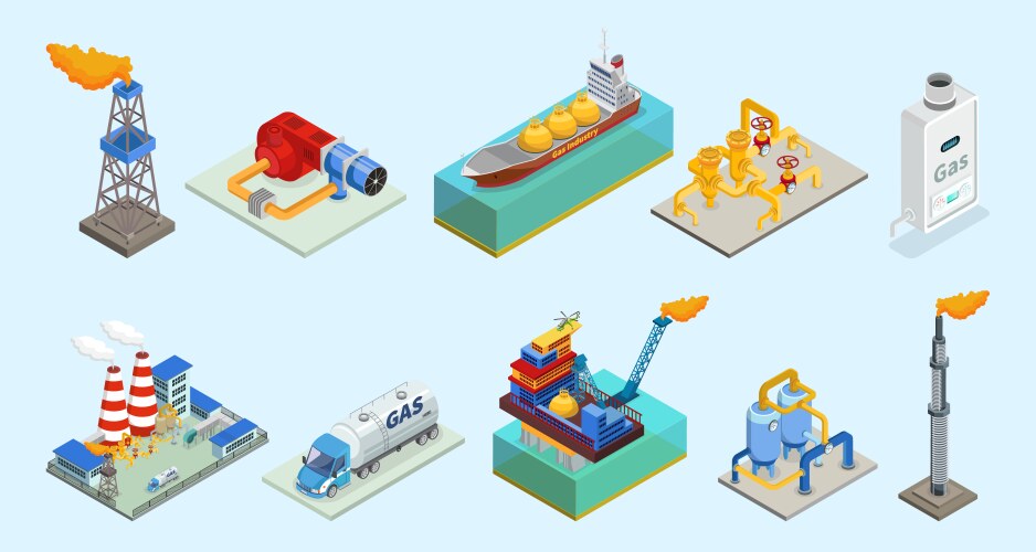 Set of natural elements Royalty Free Vector Image