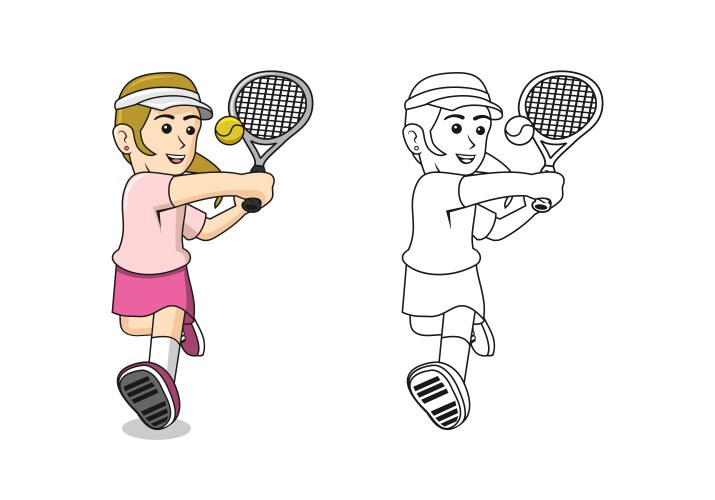 Tennis Racket Cartoon Vector Images (over 6,400)