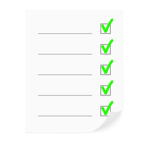 Check list Royalty Free Vector Image - VectorStock