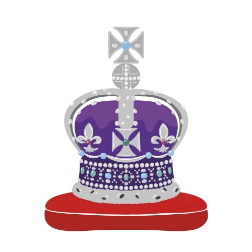 Coronation design Royalty Free Vector Image - VectorStock