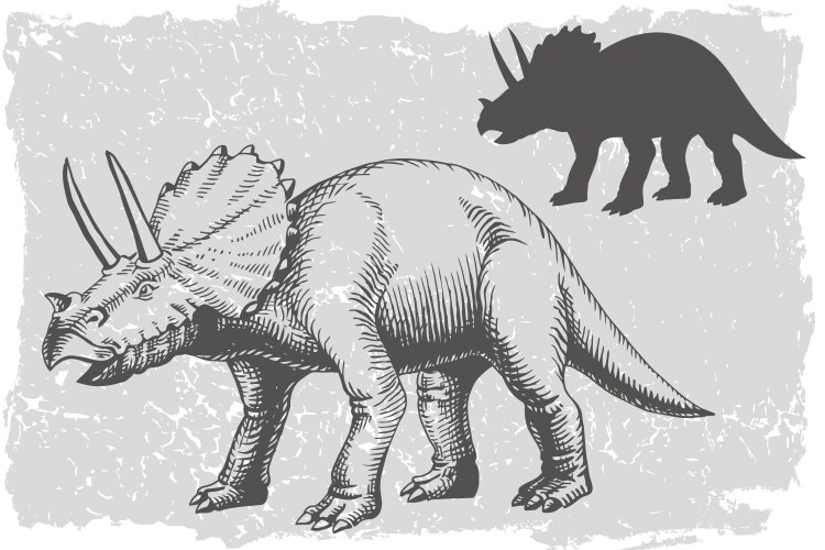 Triceratops Vector Images (over 10,000)