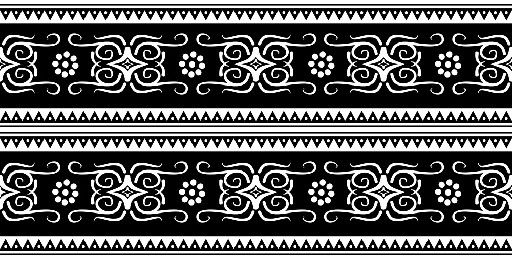 Batik Border Vector Images (over 3,100)