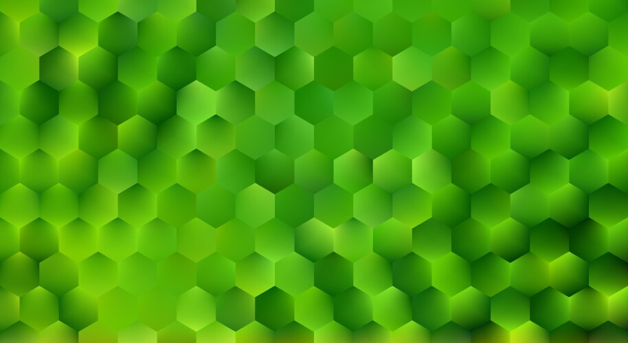 Green hexagon background hexagonal bg – Royalty-Free Vector | VectorStock
