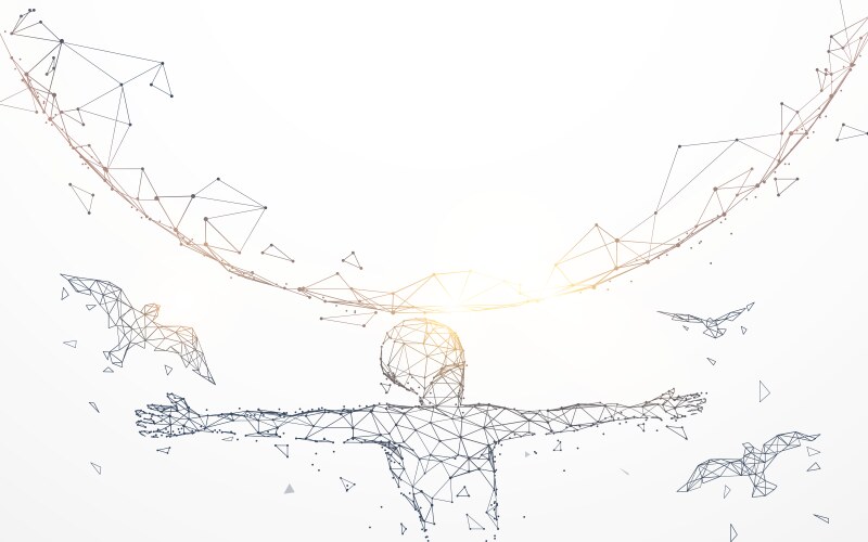 Man Open Arms Vector Images (over 3,300)