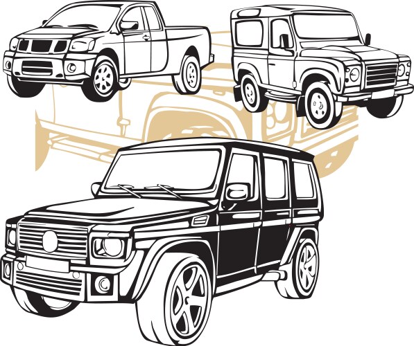 Land Rover Defender Vector Images (13)
