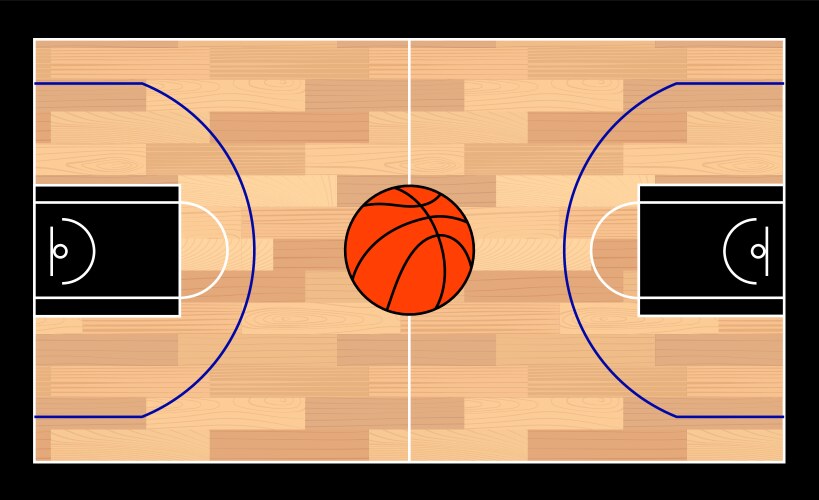 Basketball Court Wood Floor Vector Images (over 370)