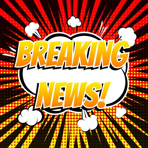 Breaking news background tv channel Royalty Free Vector